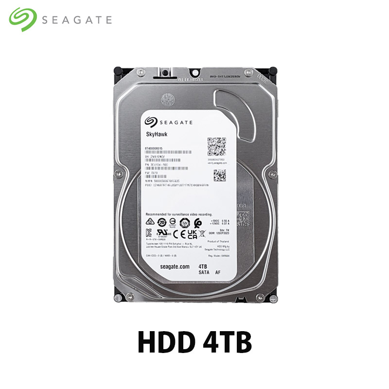 Seagate SkyHawk HDD 4TB SATA 6Gb/s 最大連続データ転送速度180MB/s キャッシュ 64MB ...