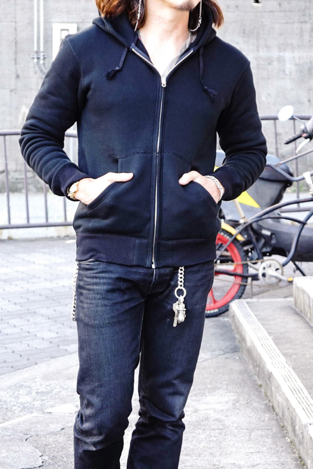 ADDICT CLOTHES JAPAN ACVM HEAVY WEIGHT ZIP UP PARKA "PRINT" BLACK B.S.W ...