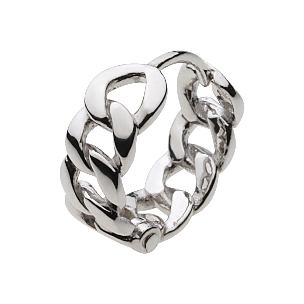 cenote e0656 【シルバーアクセサリー】喜平チェーン フープ ピアス