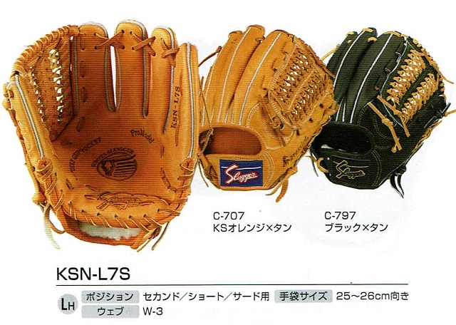 久保田スラッガー KSN-L7S 軟式グラブ セカンド・ショート・サード用
