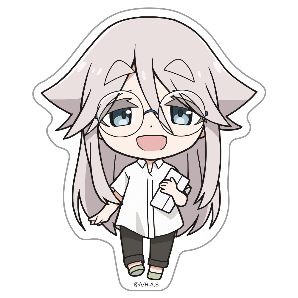 TVアニメ「mono」 ダイカットステッカー 秋山春乃 デフォルメver.