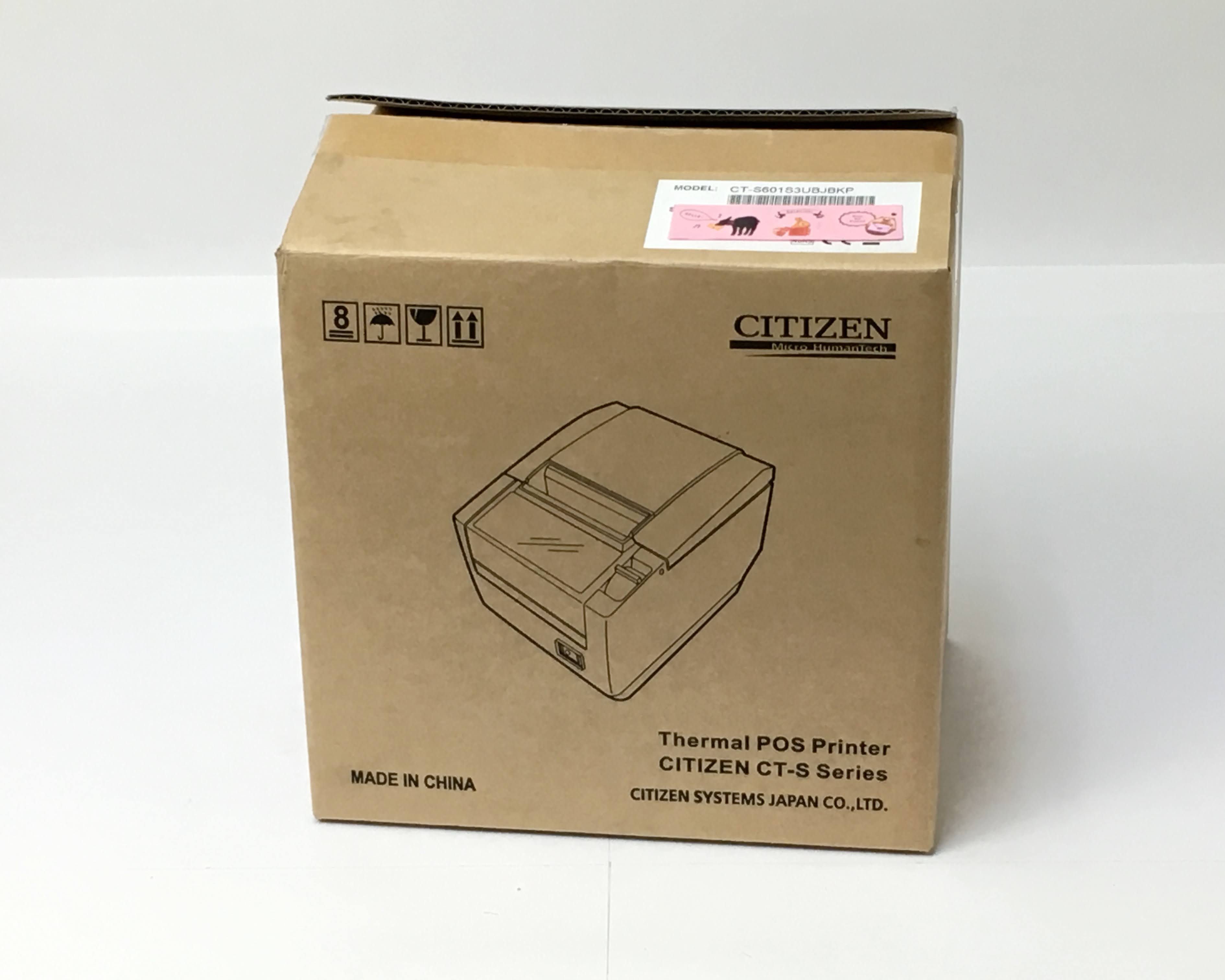 【新品】CITIZEN レシートプリンタ CT-S601(USB/80mm)ブラック