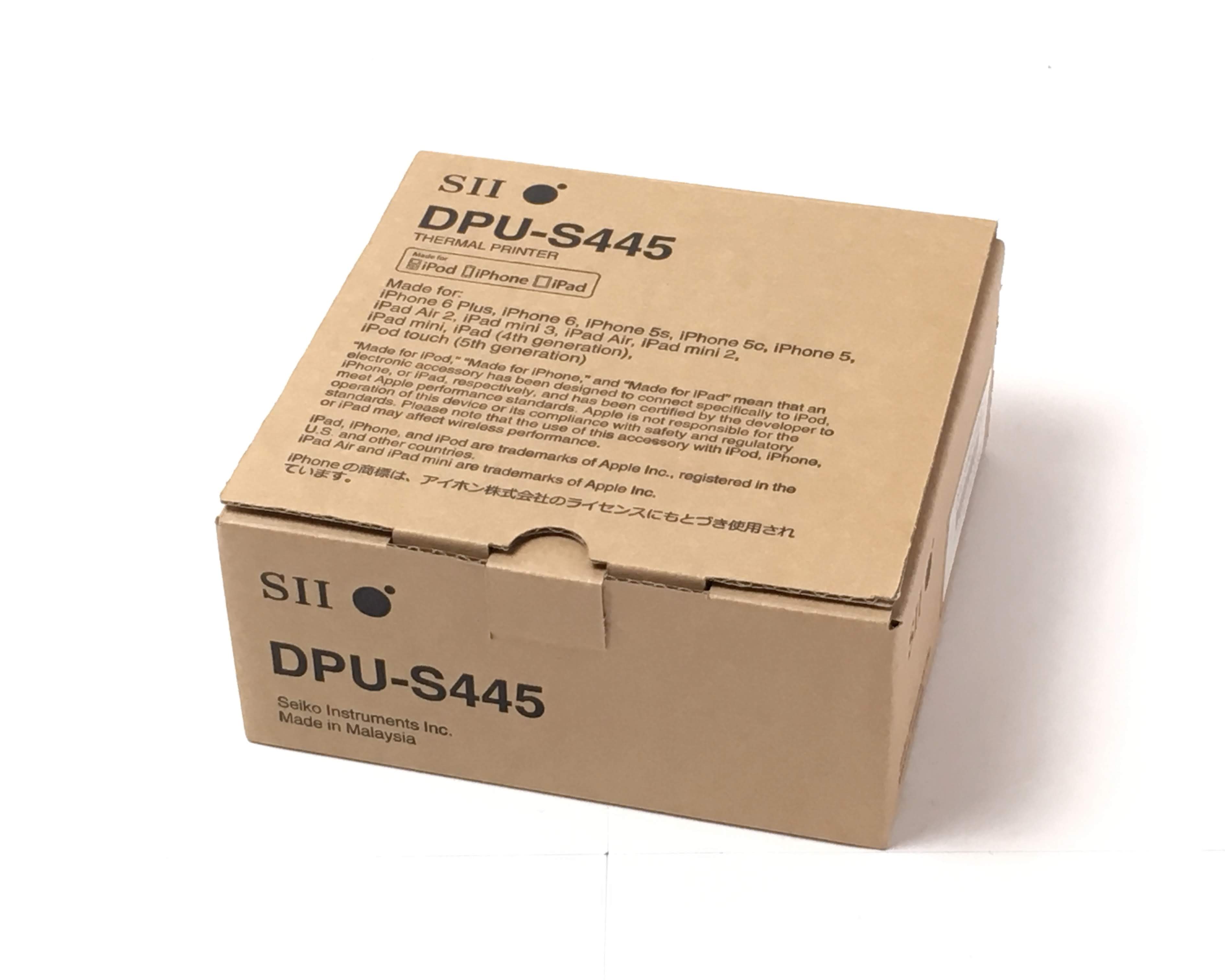 【新品】SII ポータブルプリンター DPU-S445 (DPU-S445-01B-E)