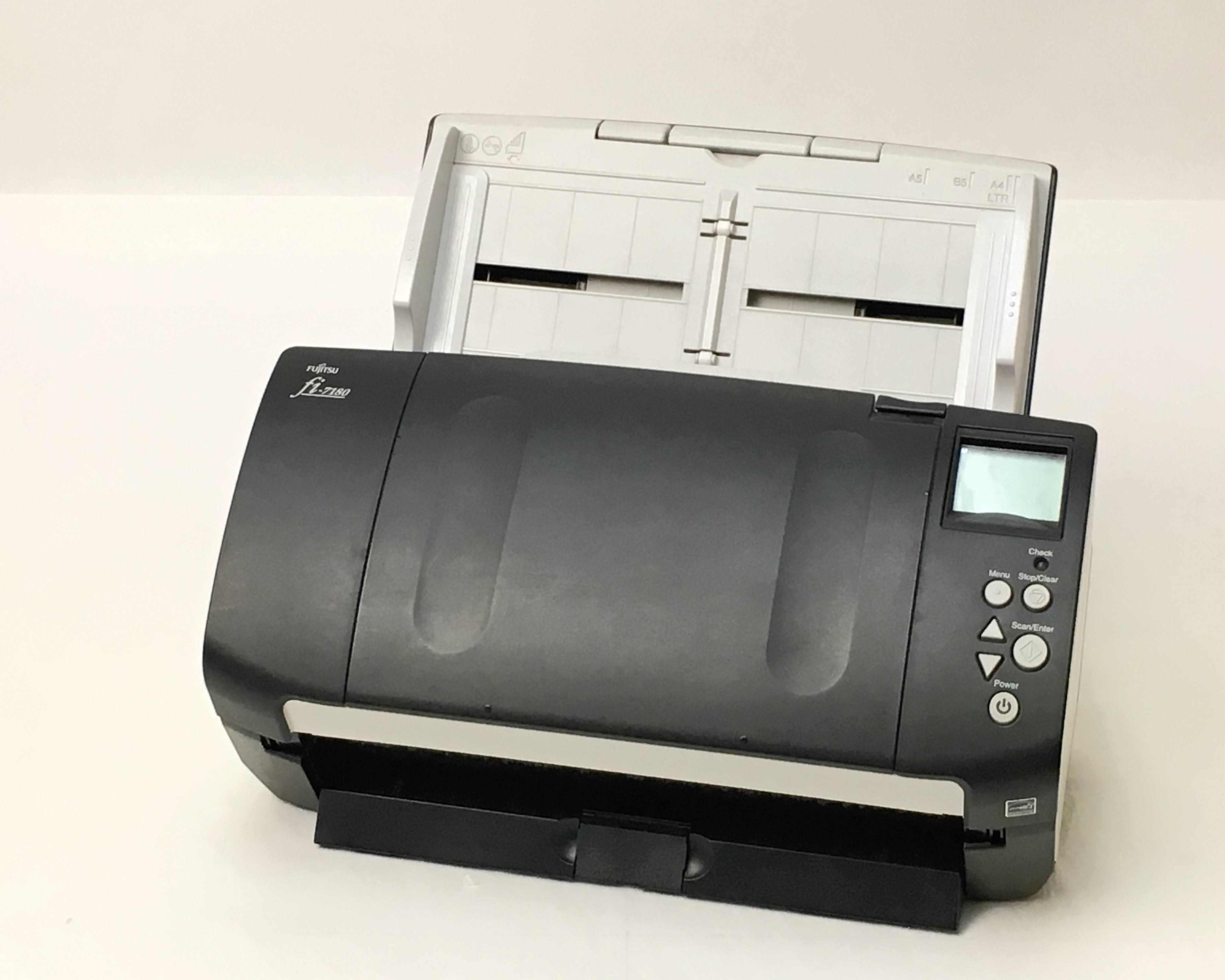 【中古】富士通 A4両面カラースキャナ fi-7180