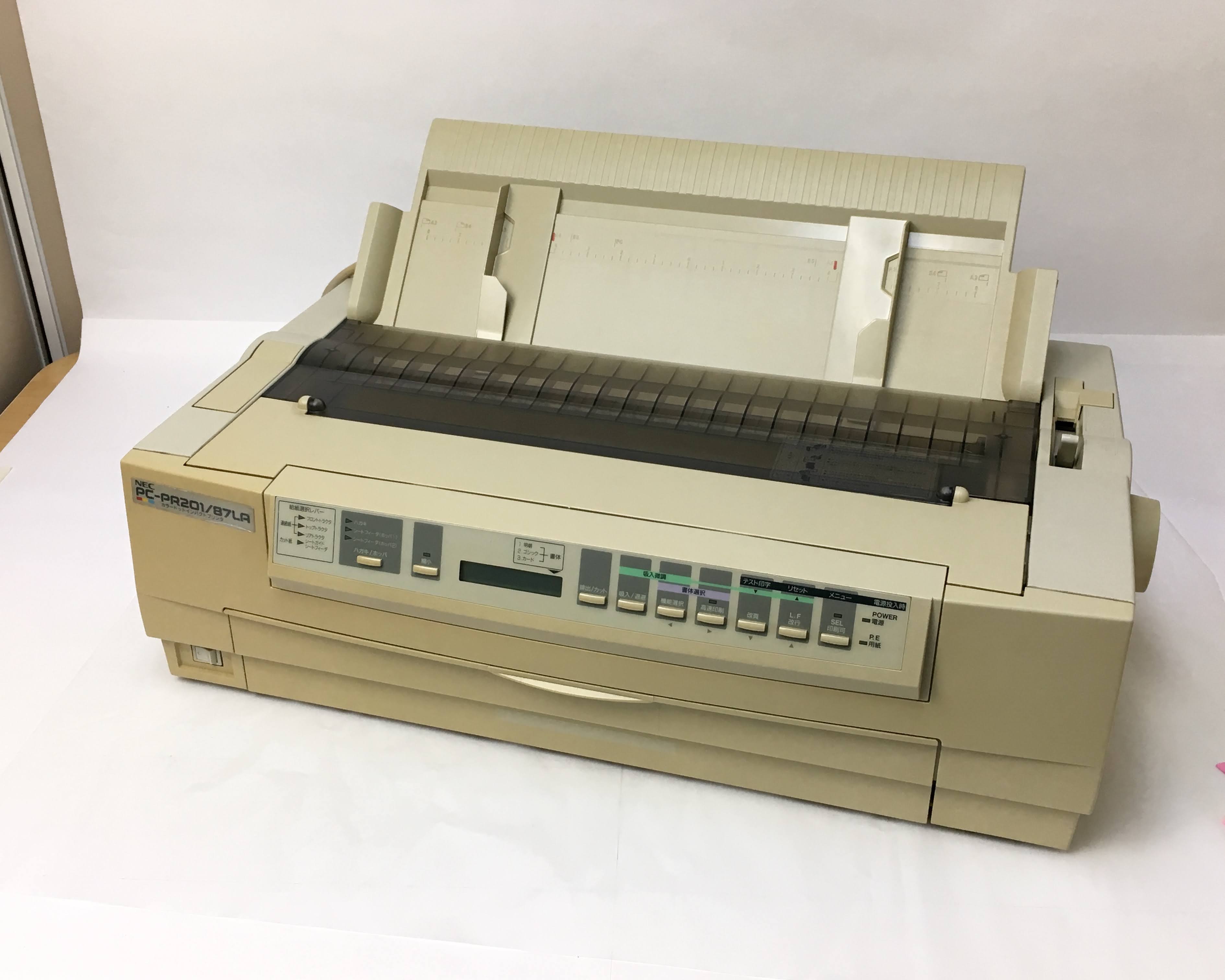 【中古】NEC ドットインパクトプリンタ PC-PR201/87LA