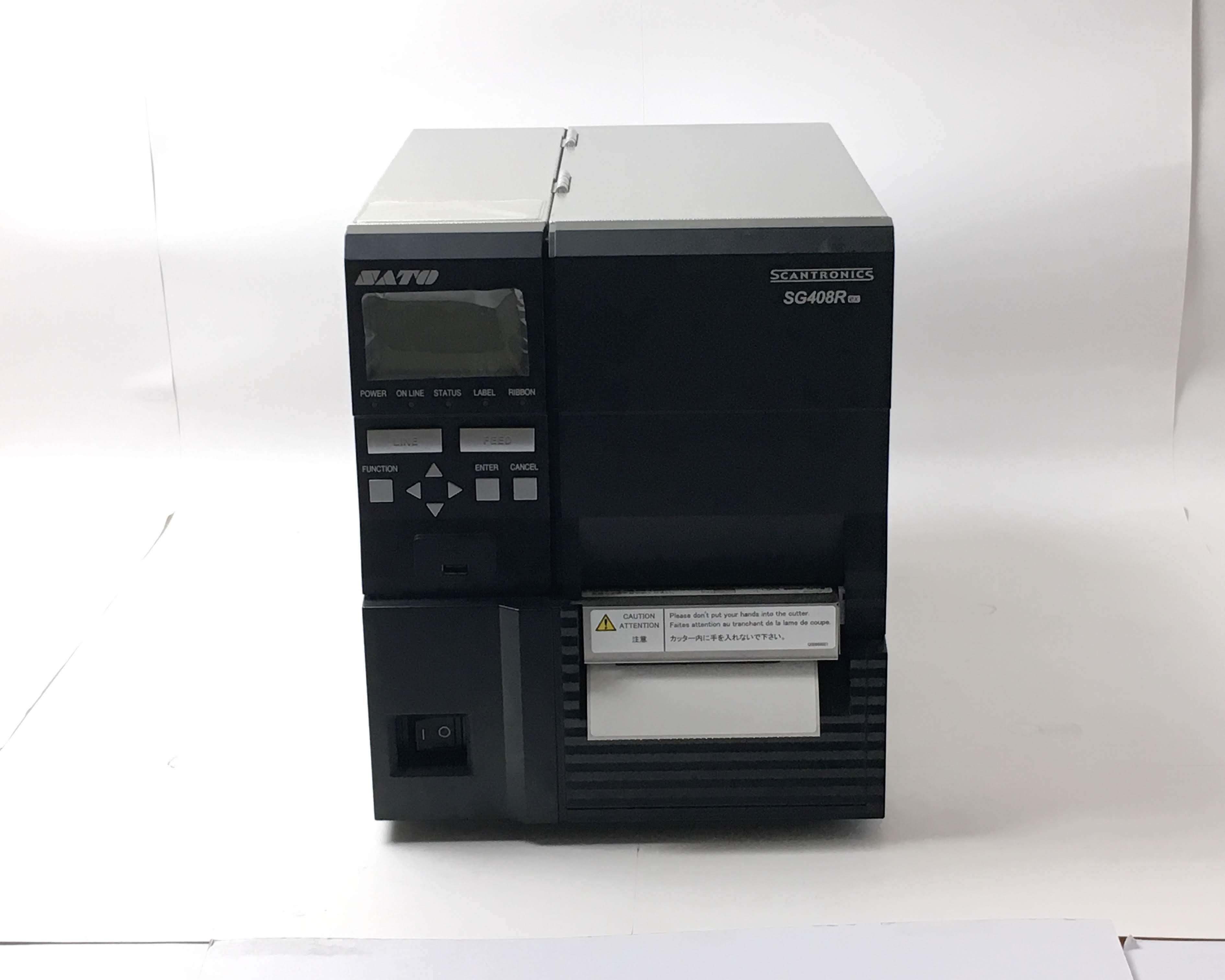 【中古】SATO スキャントロニクス SG408R-EX CT(LAN/USB/PRT/RS232C)