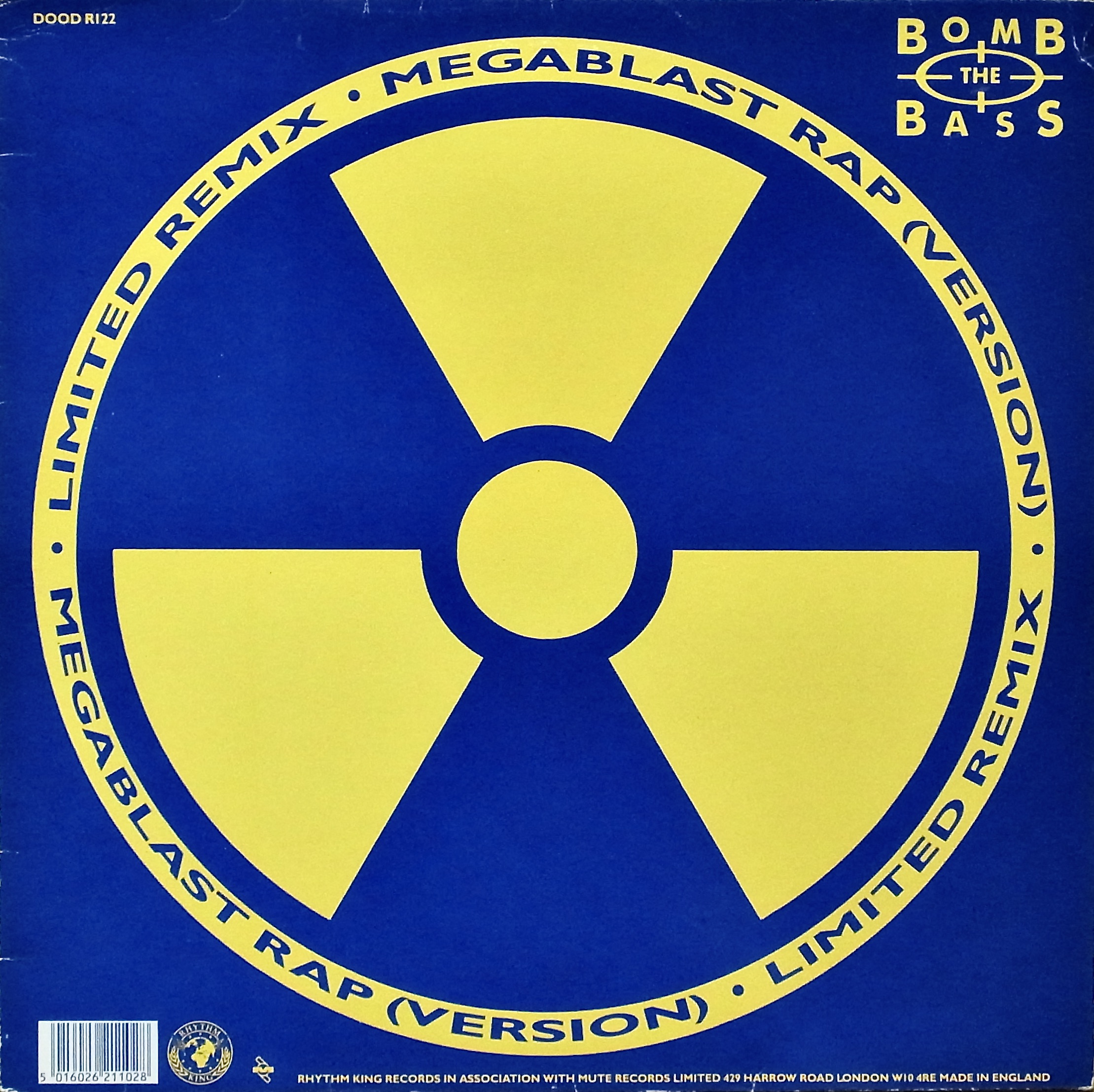 BOMB THE BASS(ボム・ザ・ベース) / Megablast Rap , Don't Make Me Wait