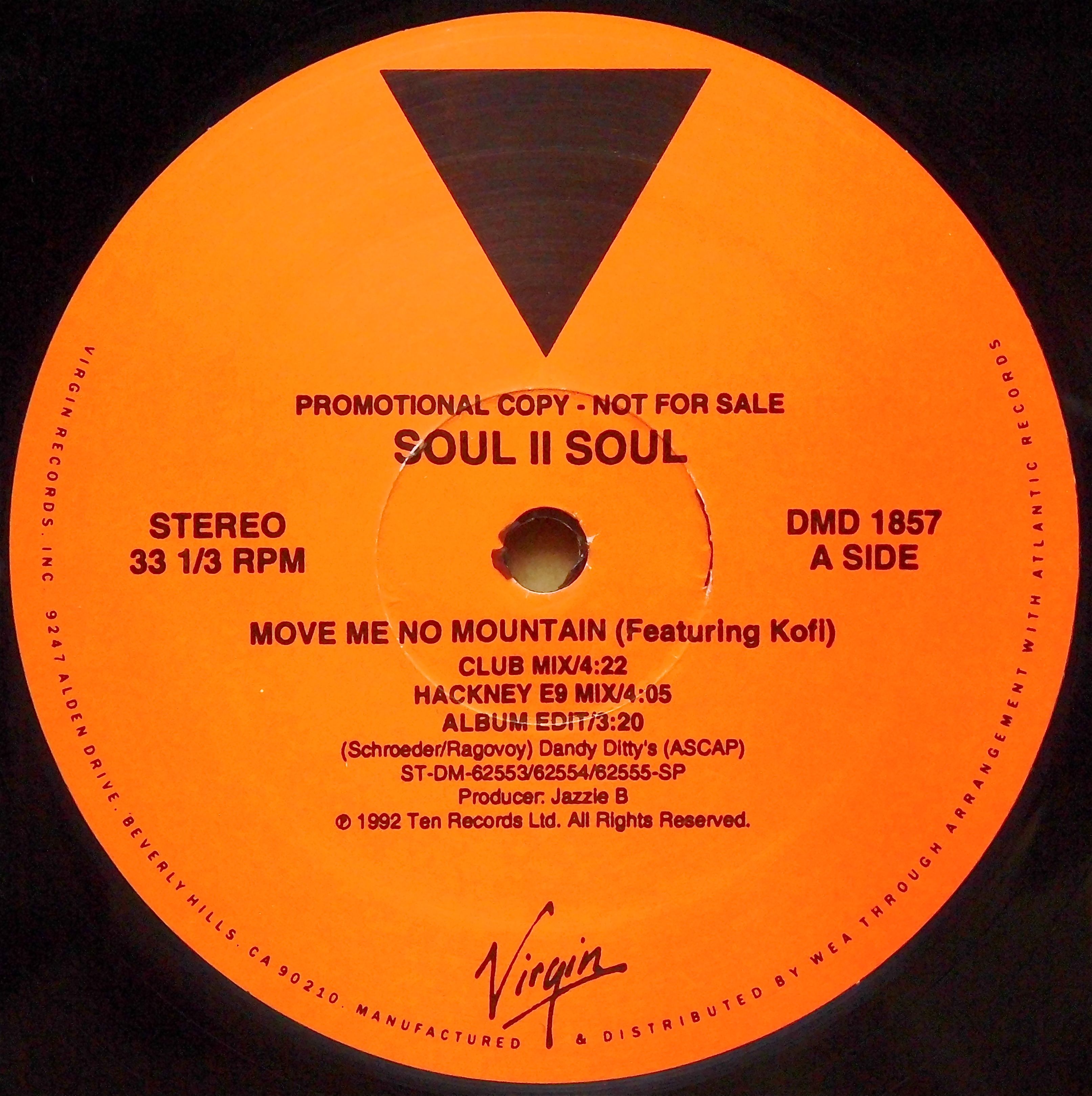 SOUL II SOUL / Move Me No Mountain