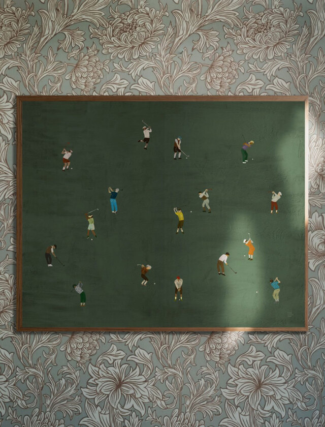 Fine Little Day ファインリトルデイ｜Elisabeth Dunker｜ポスター[40×50cm]GOLFERS COMFOTA ...