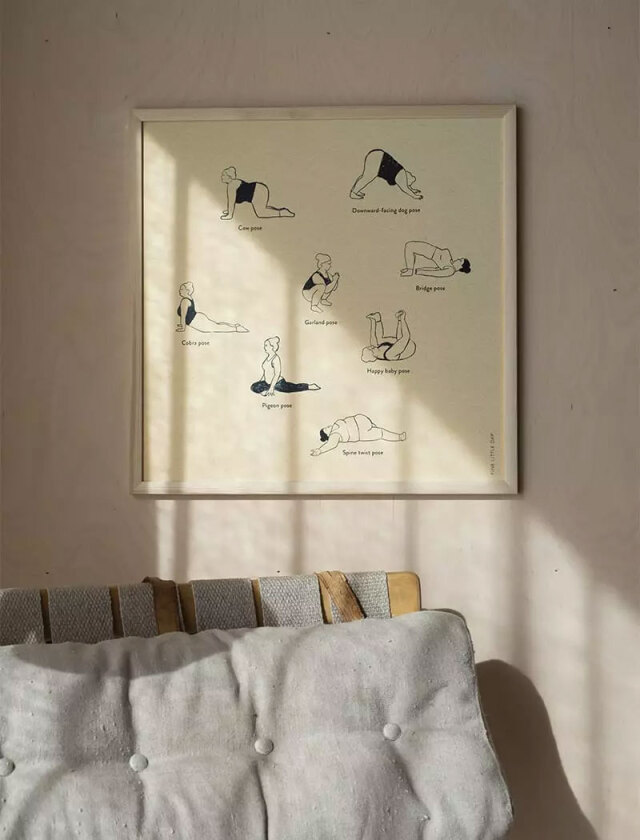 Fine Little Day ファインリトルデイ｜Elisabeth Dunker｜ポスター[40×40cm]YOGA COMFOTA 北欧雑貨店