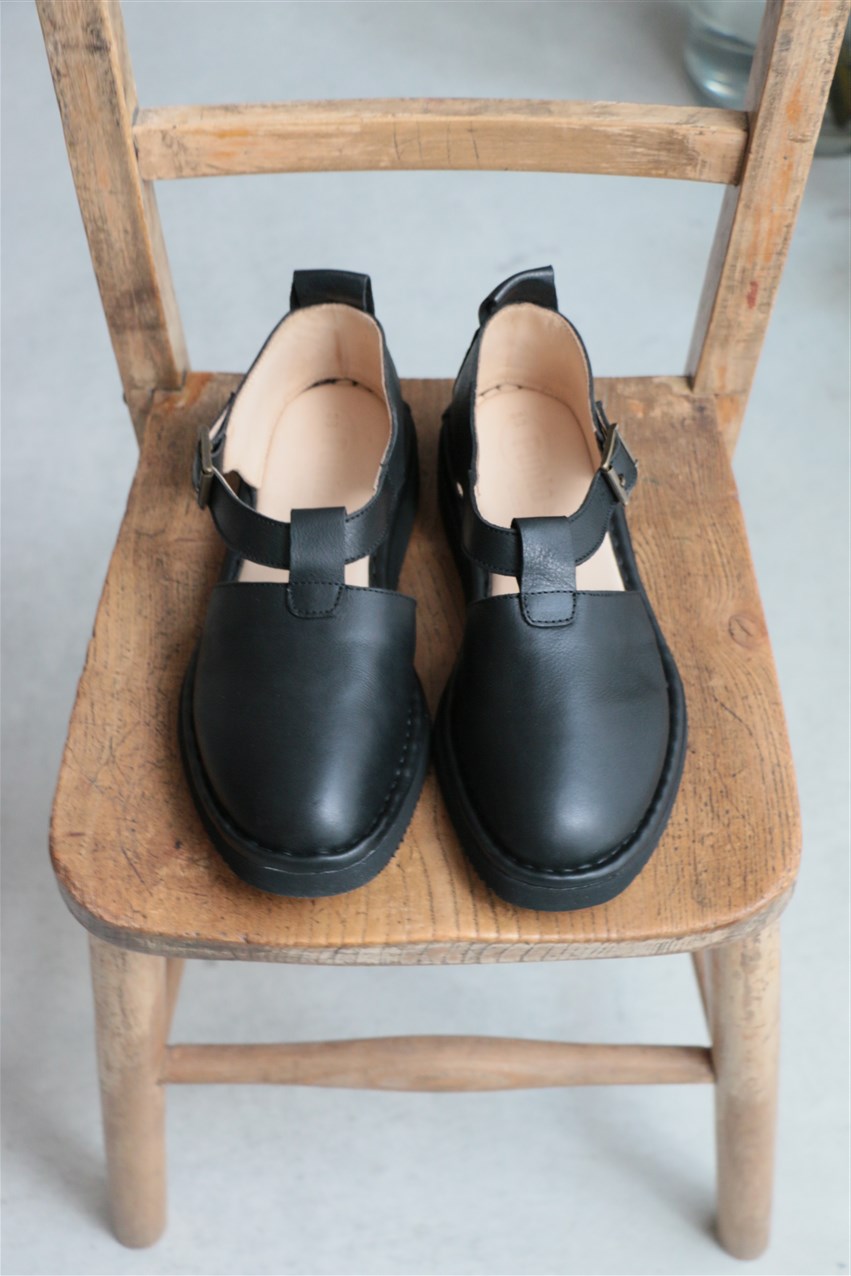 NPP1601 PUNTO PIGRO T-STRAP SHOES 2色 coton coton