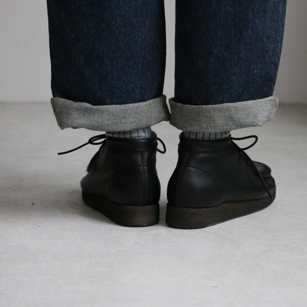 PHT1951 HTS upper sheep skin high-cut wallabee coton coton