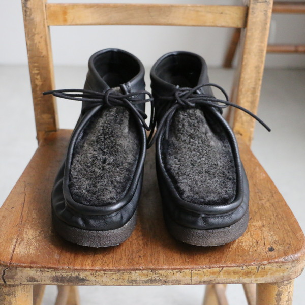 PHT1951 HTS upper sheep skin high-cut wallabee coton coton