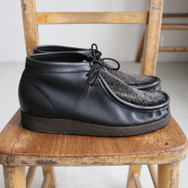 PHT1951 HTS upper sheep skin high-cut wallabee coton coton