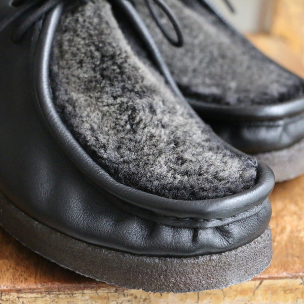 PHT1951 HTS upper sheep skin high-cut wallabee coton coton