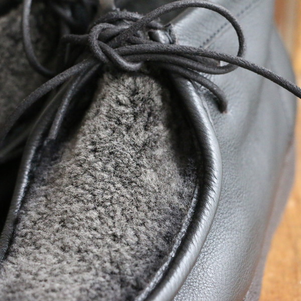 PHT1951 HTS upper sheep skin high-cut wallabee coton coton