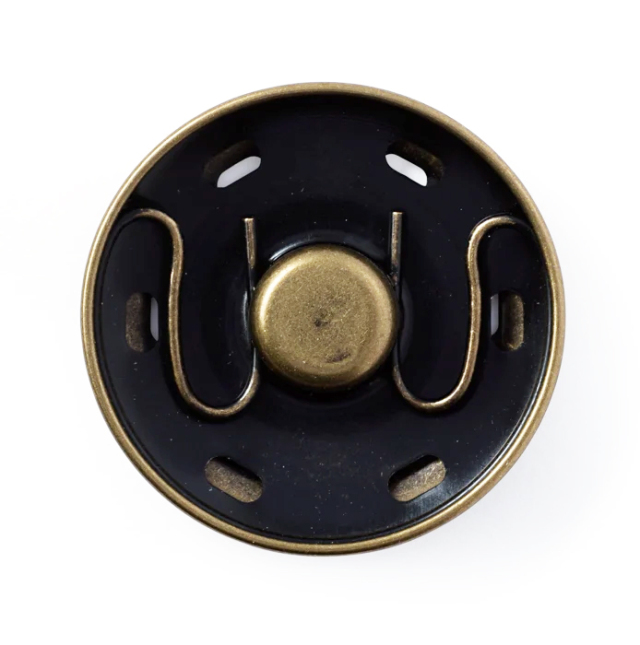 《Prym》プリム・スナップアンティーク 丸型30mm 2セット入 341261 「クラフト・フォワード」 アパレル手芸のプロ用具