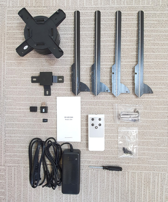 3Dホログラムファン ホログラムディスプレイ 3Dプロジェクター Windows/Androidアプリ対応 Wifi制御 CV-F52H 送料無料