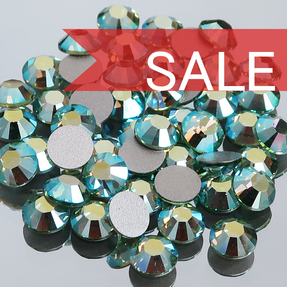 スワロフスキー/ラインストーン/#2028 XILION Rose/ペリドット/AB/ss34/18ヶ