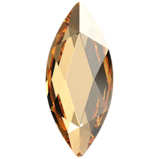 スワロフスキー #2201 Marquise Flat Back クリスタルゴールデンシャドウ 8x3.5mm 4ヶ