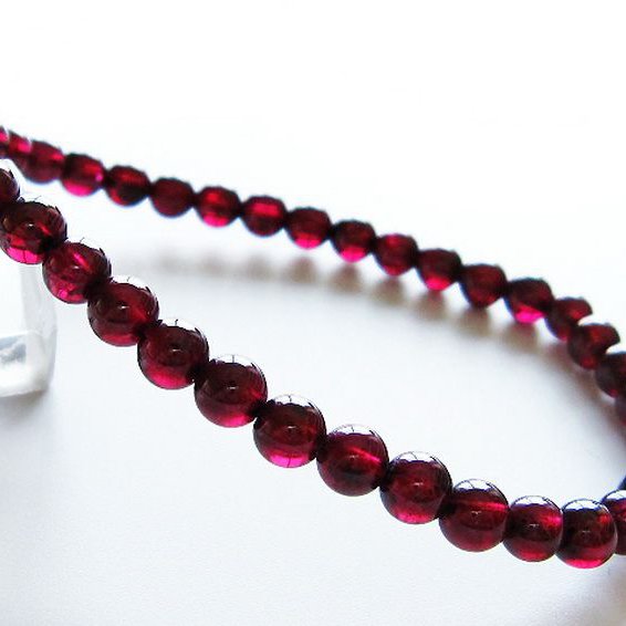 キャンディピンクガーネット ブレスレット 5mm [t483-7362]