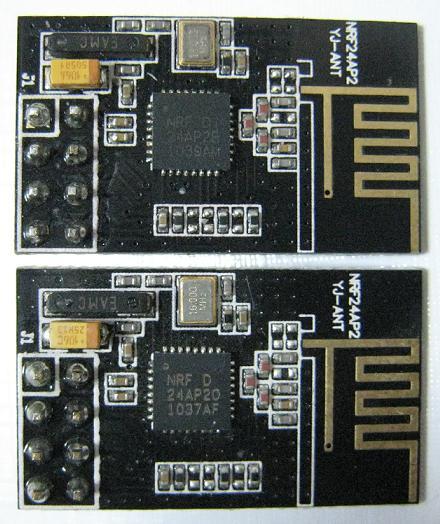 超小型ANT無線モジュールnRF24AP2/Zigbeeモジュール