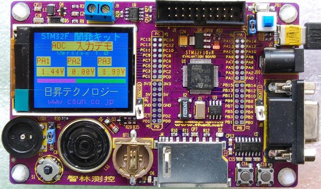 ARM Cortex-M3/STM32F103開発キット
