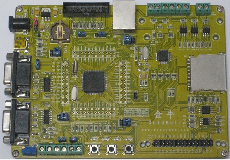ARM Cortex-M3/STM32F107開発ボード