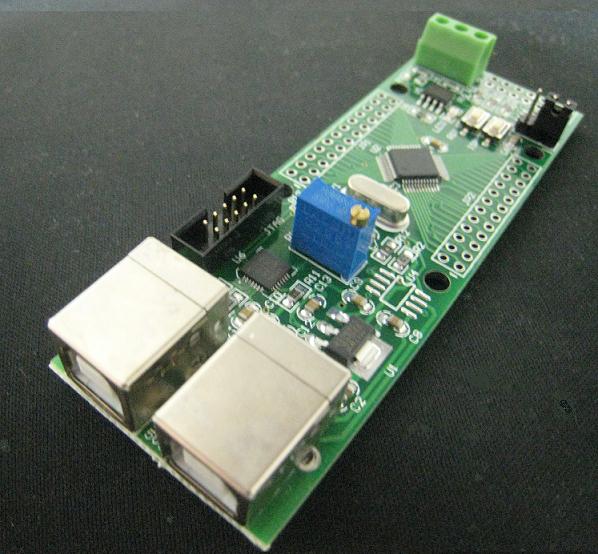 ARM Cortex-M3/LPC1343のUSBブートローダ搭載開発ボード