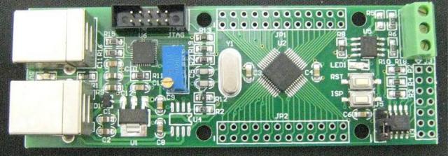 ARM Cortex-M3/LPC1343のUSBブートローダ搭載開発ボード