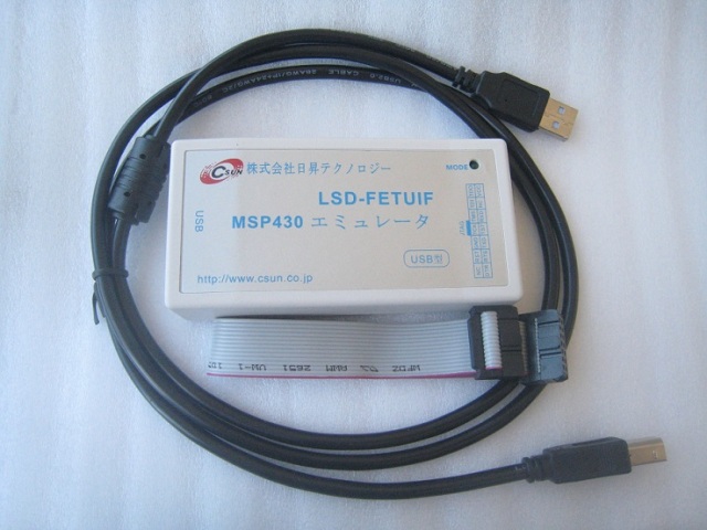 MSP430 USBエミュレーター（FET430UIF、JTAG/SBW、BSLサポート）