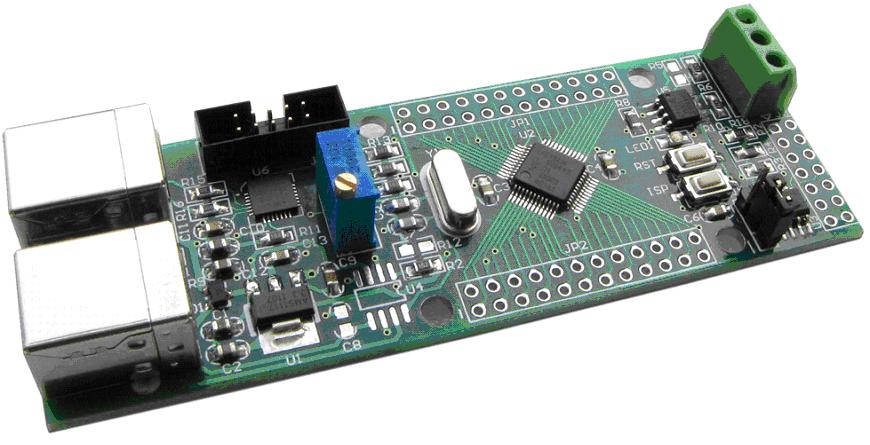ARM Cortex-M3/LPC1343のUSBブートローダ搭載開発ボード