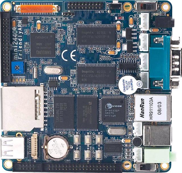 Linux/Android/WinCE対応ARM9ボード: MINI2440(1G Nand Flash)
