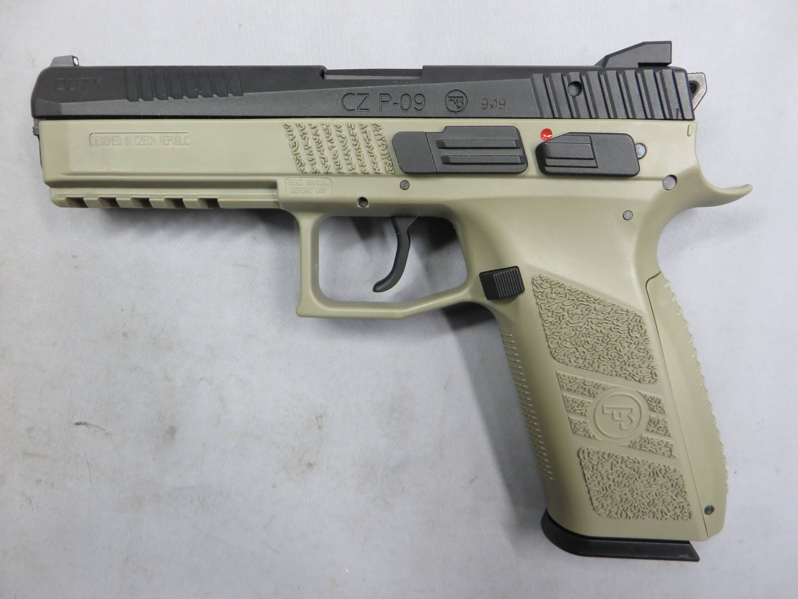 【KJワークス】CZ P-09 Duty フレームTAN