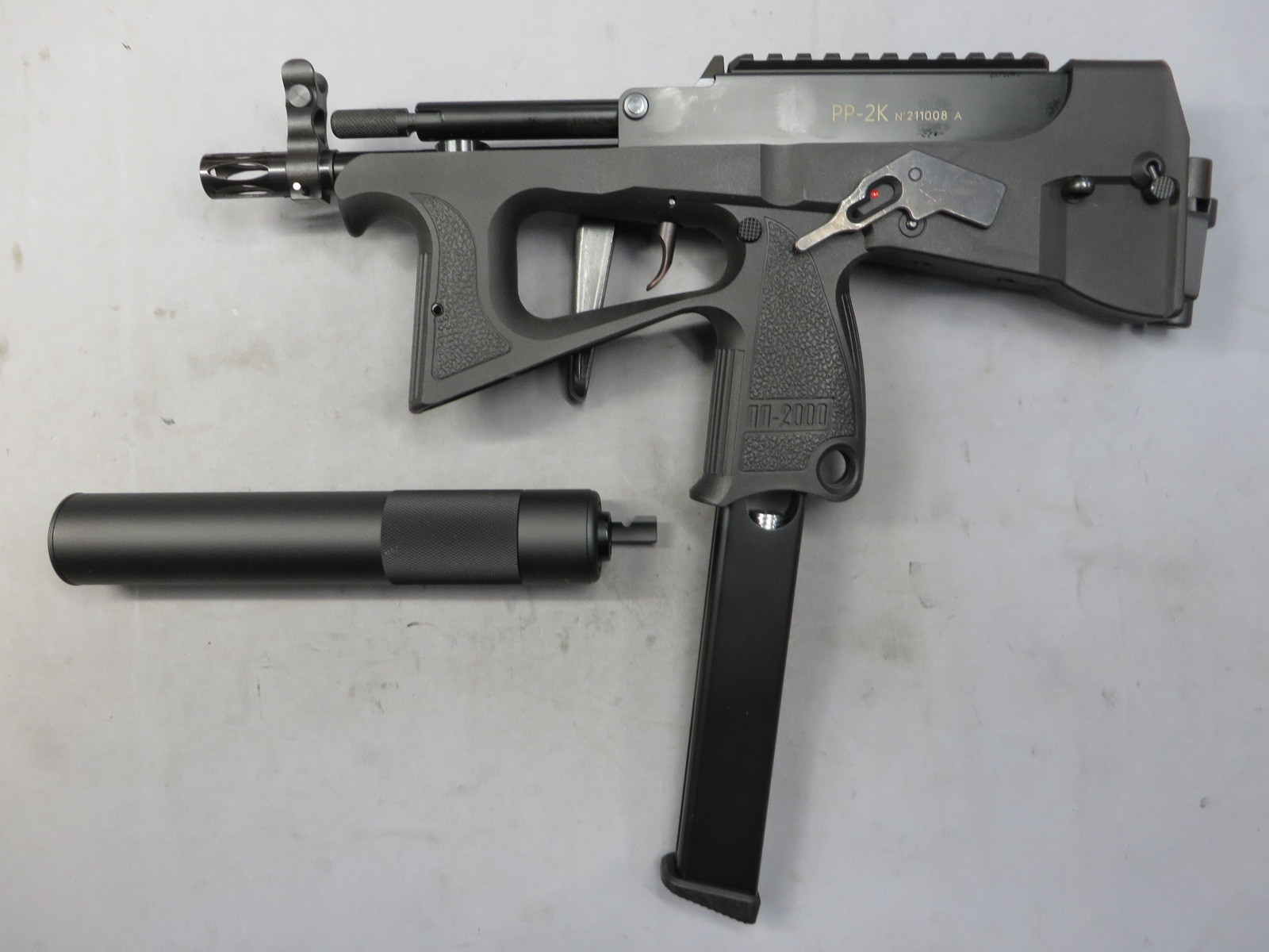 【MODIFY】 PP-2K・PP-2000・サプレッサー・ロングマガジン CO2