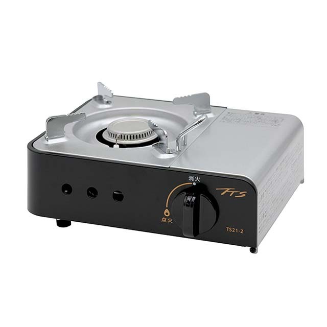 【カセットコンロ TS21-2 火子ちゃんミニ】コンパクトなのに高火力ハイパワー調理 重ねて収納可能 安全設計で安心 あたためる