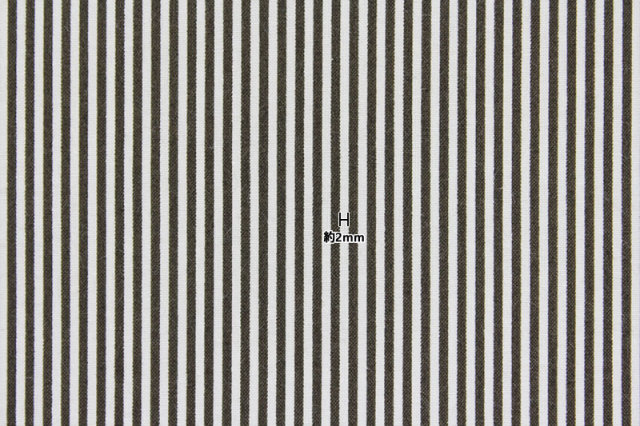 YUWA stripe - チャコール×オフ