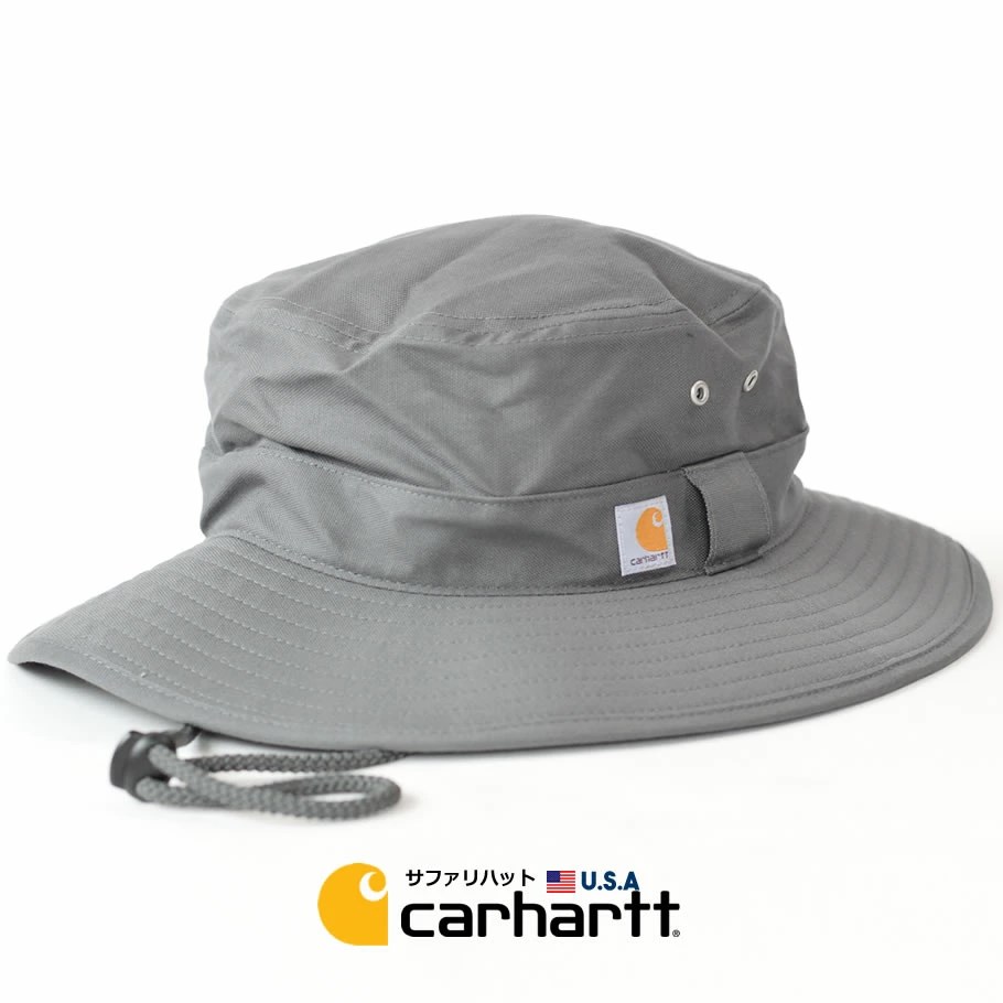 Carhartt カーハート サファリハット ブーニーハット 帽子 メンズ レディース 紐付き Rugged Flex Canvas ...