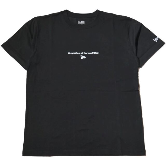 ニューエラ Tシャツ メンズ 半袖 NEW ERA コットンTシャツ レギュラーフィット オリジネーターズ ブラック 12674218 ...
