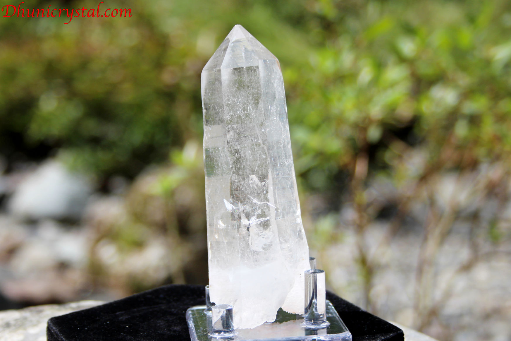 神々の恩寵ヒマラヤ水晶/シングル/セルフヒールド/マニハール産(D729)