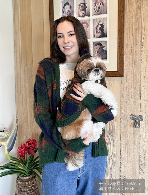 【WOMEN】チェックカーデ DOG DEPT（ドッグデプト） オンラインショッピング