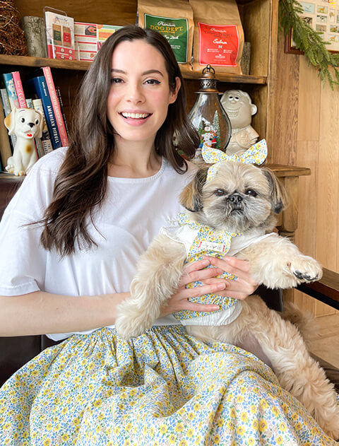 【DOG GOODS】花柄ドッグヘアバンド DOG DEPT（ドッグデプト） オンラインショッピング