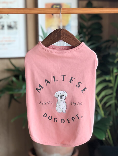 【犬服 / ドッグウェア】マルチーズTシャツ / DOG DEPT (ドッグデプト) ONLINE SHOP