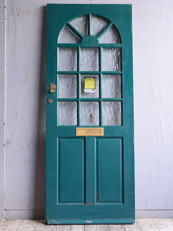 イギリス アンティーク ガラス入りドア 扉 建具 11471