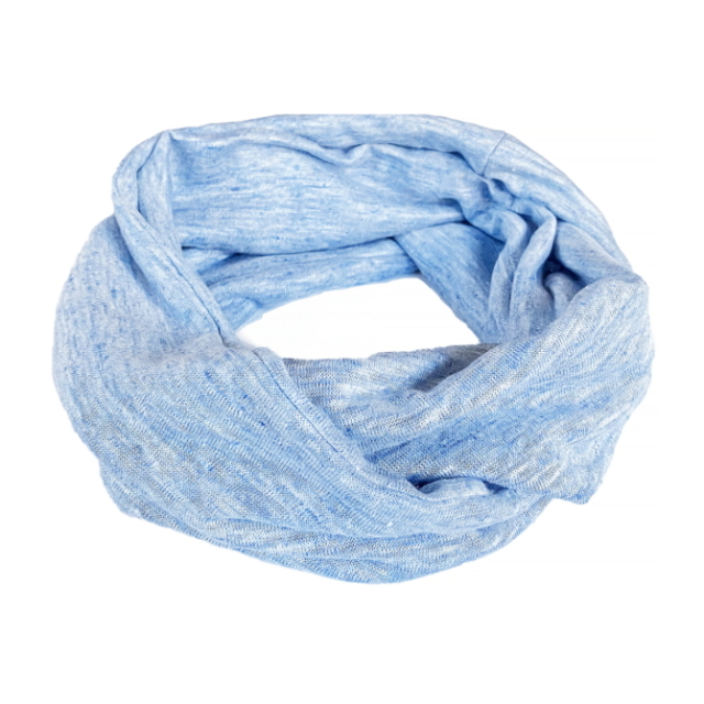 涼し気な 麻 フレンチ リネン スヌード メンズ レディース 夏 日焼け防止 汗対策に 薄手 ネックカバー 天然素材 無地 ミックス調 日本製 dplus arts