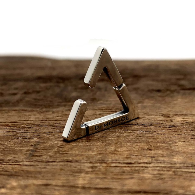 トライアングルイヤーカフ/シルバー925 メンズ/EC-10-SV