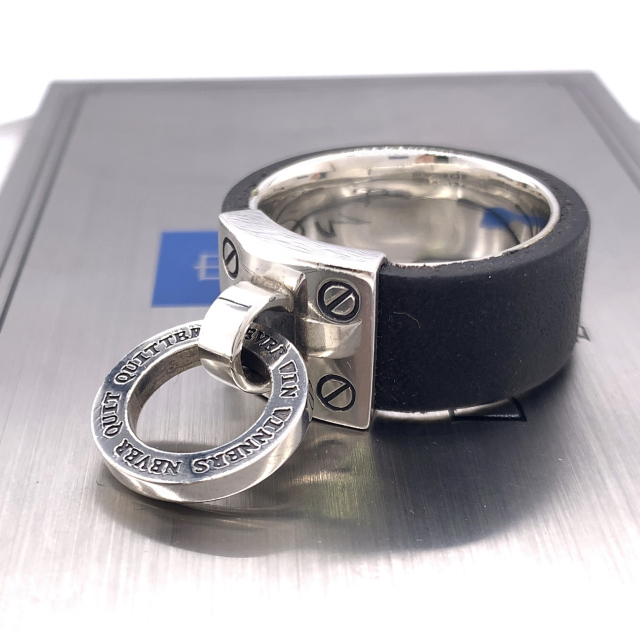 【送料無料】Dr MONROE(ドクターモンロー) ノックレザーリング FC-134A-SV