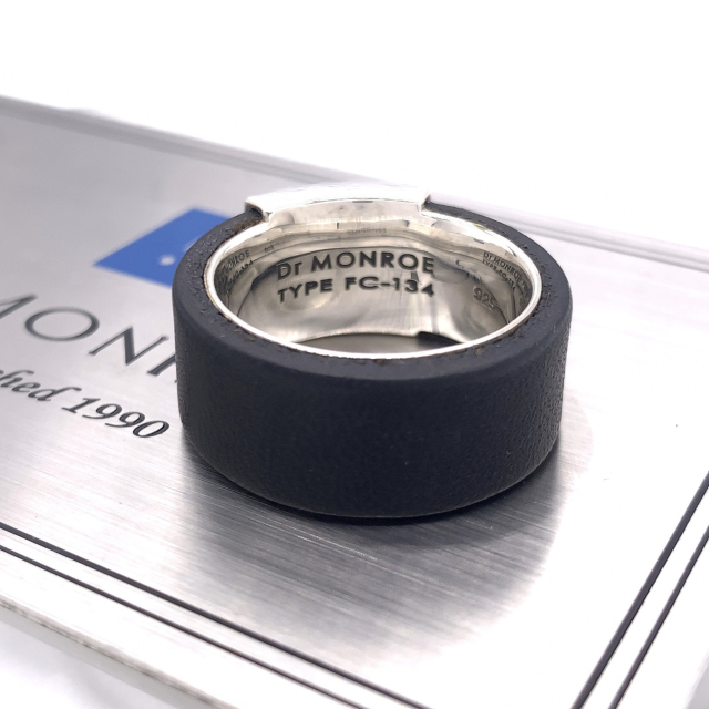 【送料無料】Dr MONROE(ドクターモンロー) ノックレザーリング FC-134A-SV