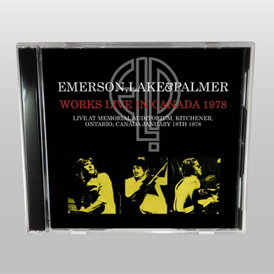 EMERSON, LAKE & PALMER - WORKS LIVE IN CANADA 1978 DRAGONFLY