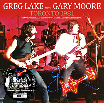 GREG LAKE with GARY MOORE - TORONTO 1981 DRAGONFLY